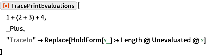 TracePrintEvaluations | Wolfram Function Repository