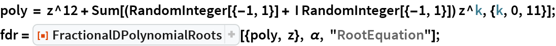 FractionalDPolynomialRoots | Wolfram Function Repository