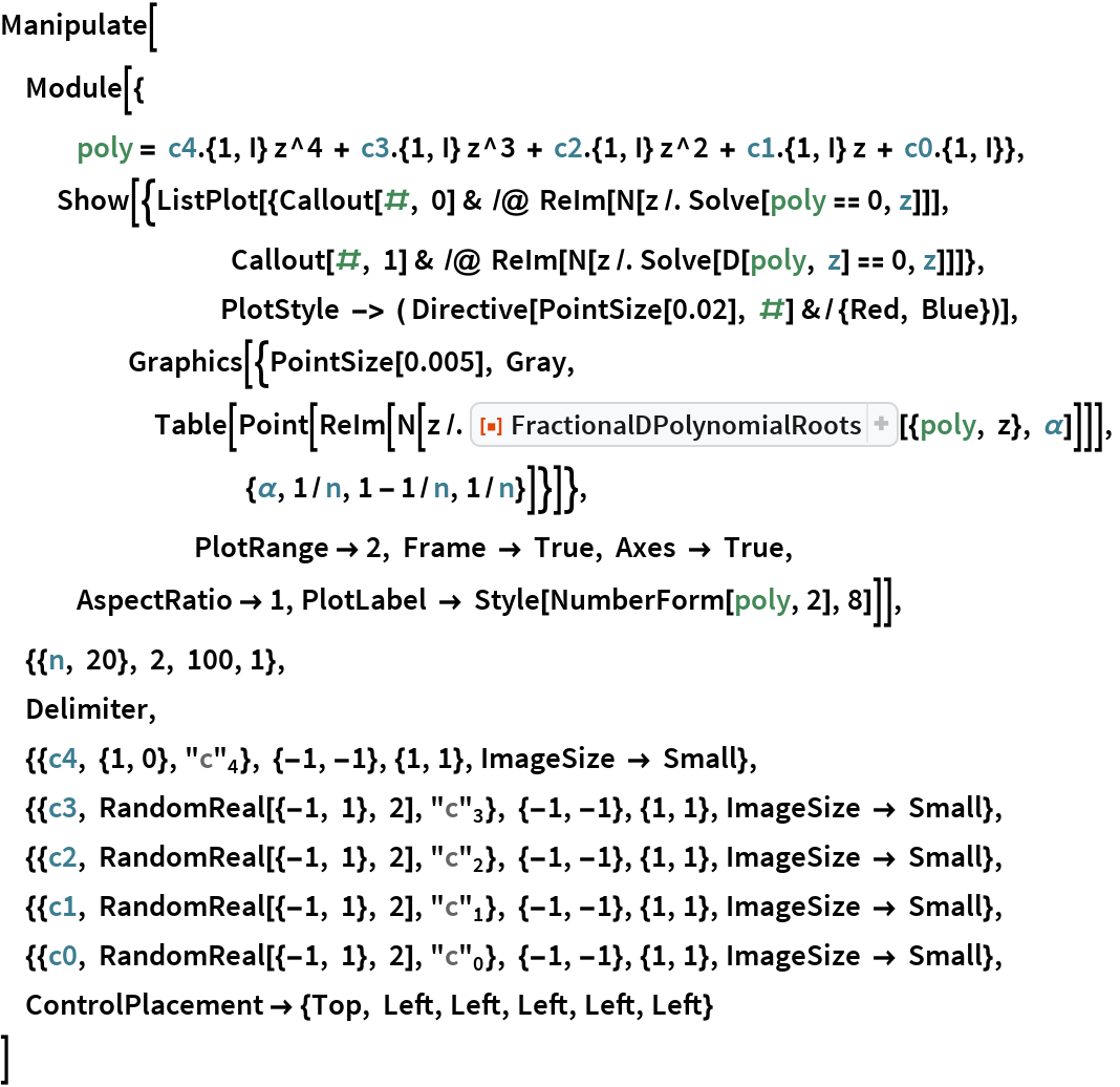 FractionalDPolynomialRoots | Wolfram Function Repository