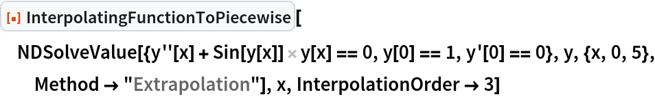 InterpolatingFunctionToPiecewise | Wolfram Function Repository