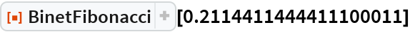BinetFibonacci | Wolfram Function Repository