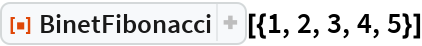 BinetFibonacci | Wolfram Function Repository