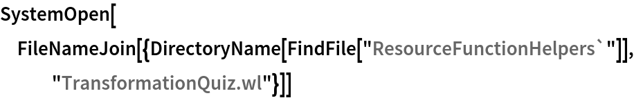 LinearTransformationQuiz | Wolfram Function Repository