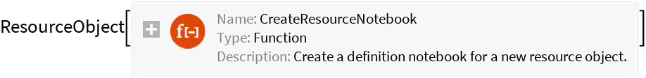 CreateResourceNotebook | Wolfram Function Repository