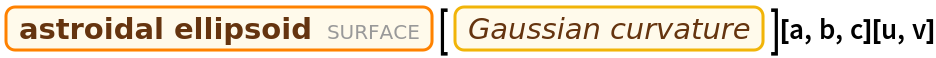 GaussianCurvature | Wolfram Function Repository