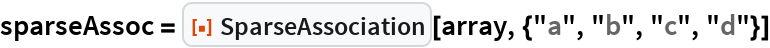 SparseAssociation | Wolfram Function Repository