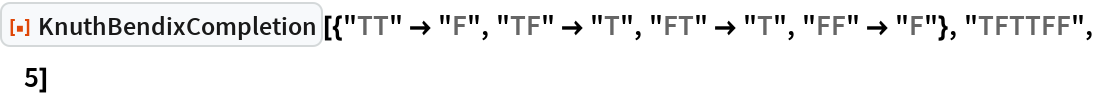 KnuthBendixCompletion | Wolfram Function Repository
