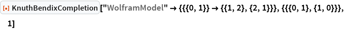 KnuthBendixCompletion | Wolfram Function Repository