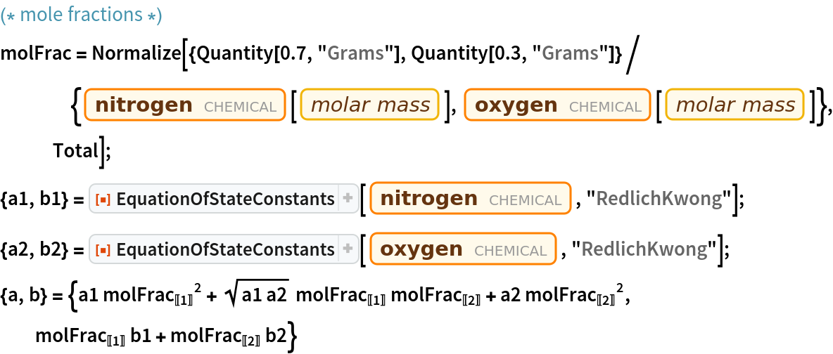 EquationOfStateConstants | Wolfram Function Repository