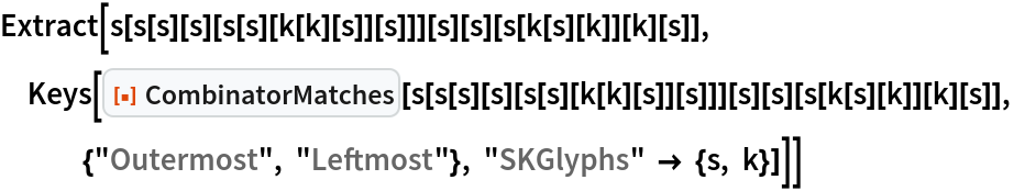 CombinatorMatches | Wolfram Function Repository