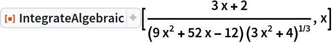 IntegrateAlgebraic | Wolfram Function Repository