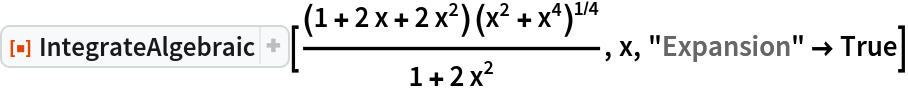 IntegrateAlgebraic | Wolfram Function Repository