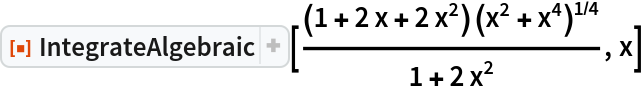 IntegrateAlgebraic | Wolfram Function Repository