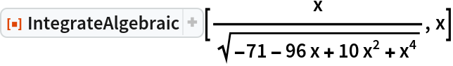 IntegrateAlgebraic | Wolfram Function Repository