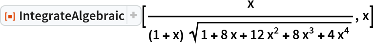 IntegrateAlgebraic | Wolfram Function Repository