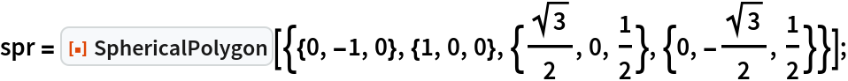 SphericalPolygon | Wolfram Function Repository