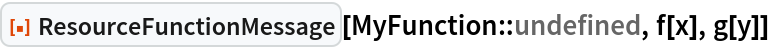 ResourceFunctionMessage | Wolfram Function Repository