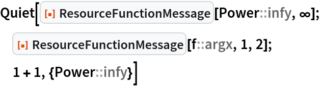 ResourceFunctionMessage | Wolfram Function Repository