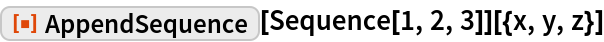 AppendSequence | Wolfram Function Repository