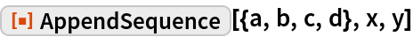 AppendSequence | Wolfram Function Repository
