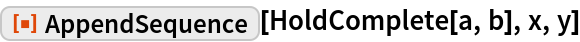 AppendSequence | Wolfram Function Repository