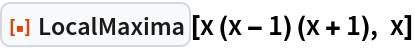 LocalMaxima | Wolfram Function Repository