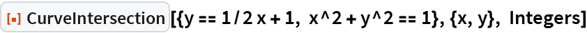 CurveIntersection | Wolfram Function Repository
