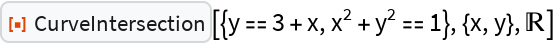 CurveIntersection | Wolfram Function Repository