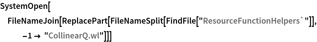 CollinearQ | Wolfram Function Repository