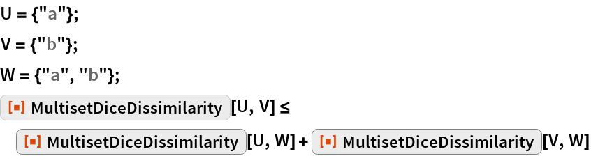 MultisetDiceDissimilarity | Wolfram Function Repository