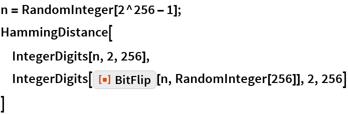 BitFlip | Wolfram Function Repository