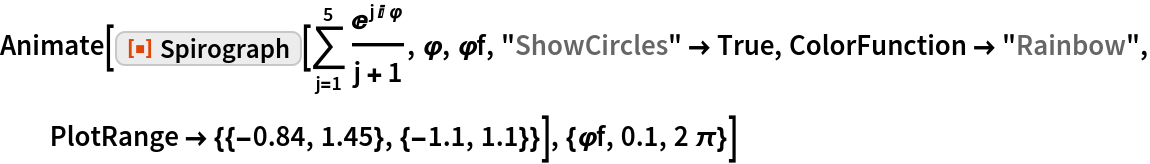 Spirograph | Wolfram Function Repository