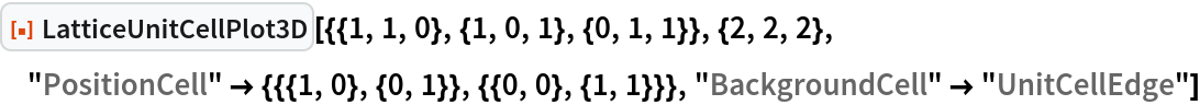 LatticeUnitCellPlot3D | Wolfram Function Repository