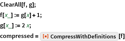 CompressWithDefinitions | Wolfram Function Repository