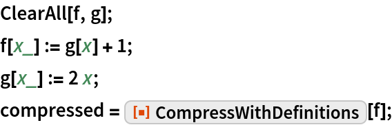 CompressWithDefinitions | Wolfram Function Repository
