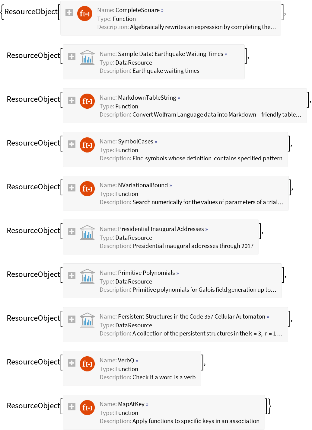 LocalResourceObjects | Wolfram Function Repository