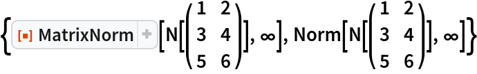 MatrixNorm | Wolfram Function Repository
