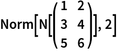 MatrixNorm | Wolfram Function Repository