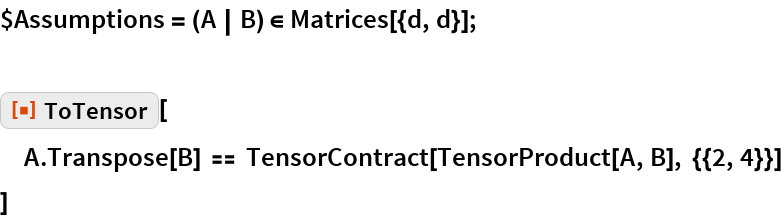 ToTensor | Wolfram Function Repository