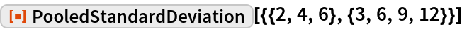 PooledStandardDeviation | Wolfram Function Repository