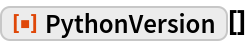 PythonVersion | Wolfram Function Repository