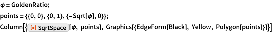 SqrtSpace | Wolfram Function Repository