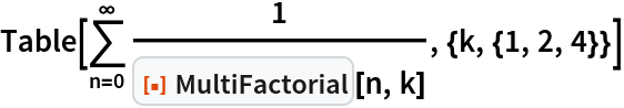 MultiFactorial | Wolfram Function Repository
