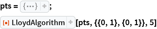 LloydAlgorithm | Wolfram Function Repository