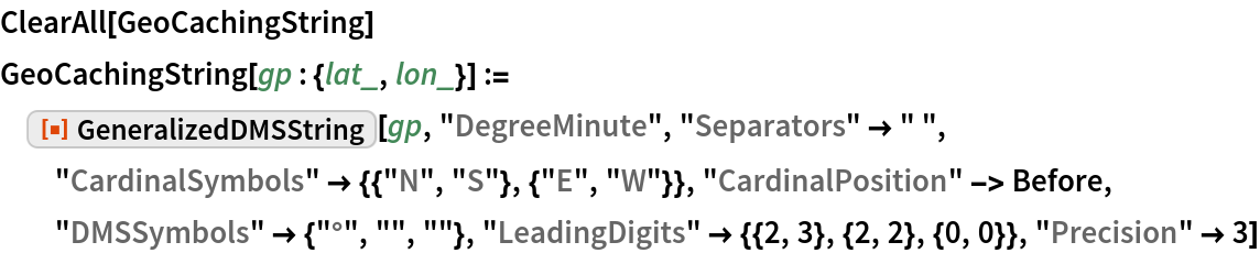 GeneralizedDMSString | Wolfram Function Repository