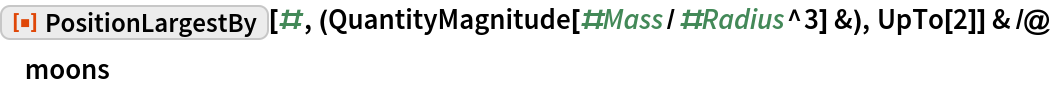 PositionLargestBy | Wolfram Function Repository
