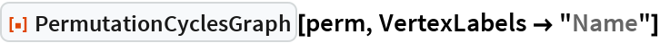 PermutationCyclesGraph | Wolfram Function Repository