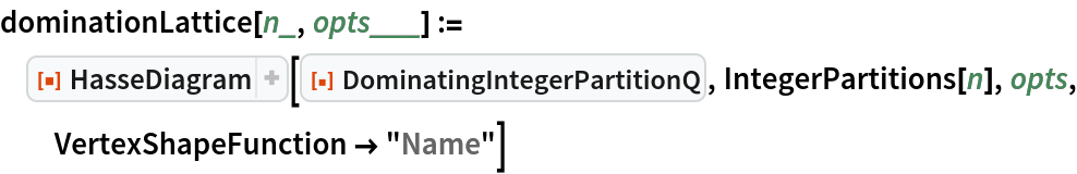 DominatingIntegerPartitionQ | Wolfram Function Repository