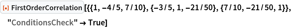 FirstOrderCorrelation | Wolfram Function Repository