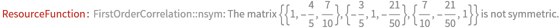FirstOrderCorrelation | Wolfram Function Repository